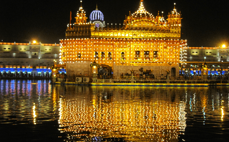 Golden Temple At Diwali